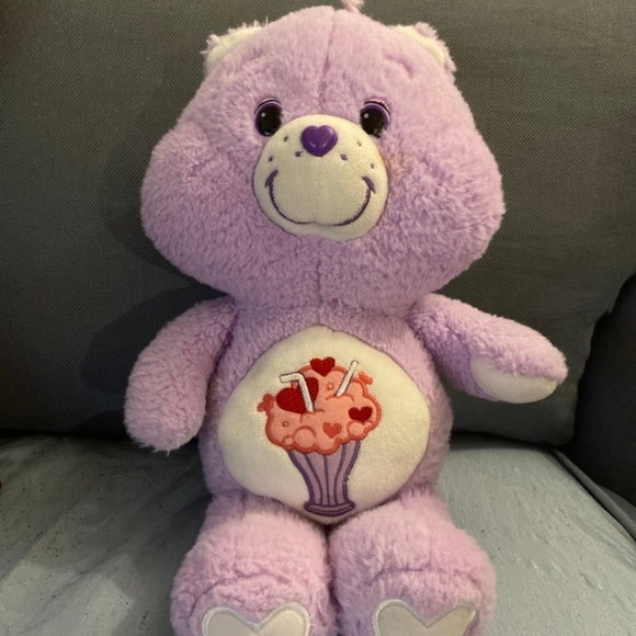 Care Bears | Toys | Care Bears Purple And White Stuffed Animal Plush ...
